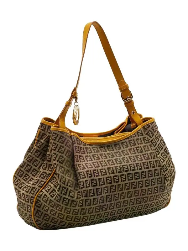 Fendi 2011 Zucchino Tote Bag - Brown