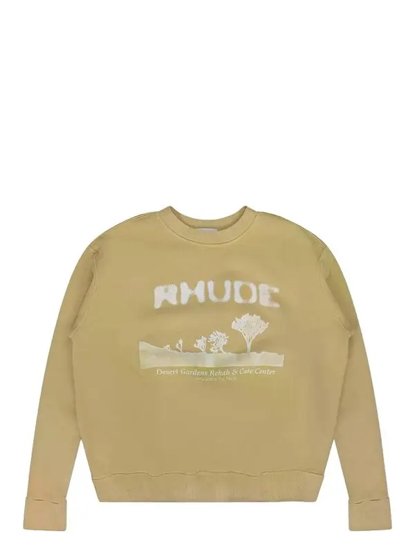 Rhude Logo-print Sweater - Yellow
