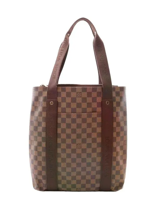 LOUIS VUITTON 2008cabas Bobourg Damier Ebene Tote Bag - Brown