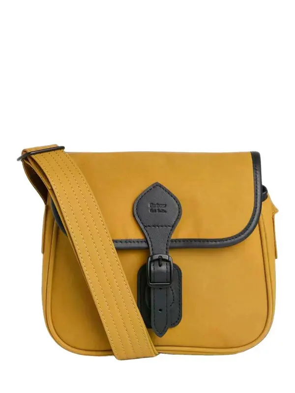 Barbour X Paul Smith Mini Tarras Buckle-fastening Shoulder Bag - Yellow