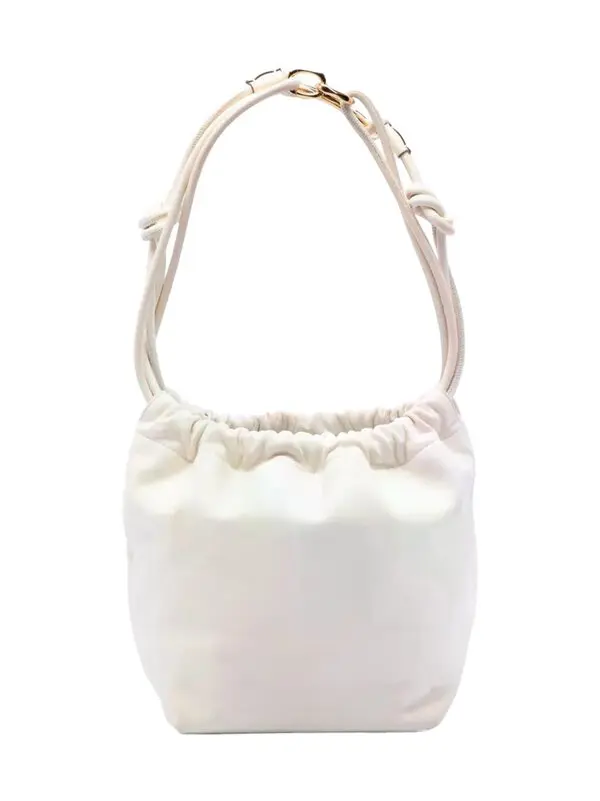 Valentino Garavani 2000-2017 Nappa Vlogo Pouf Bucket Bag - Brown