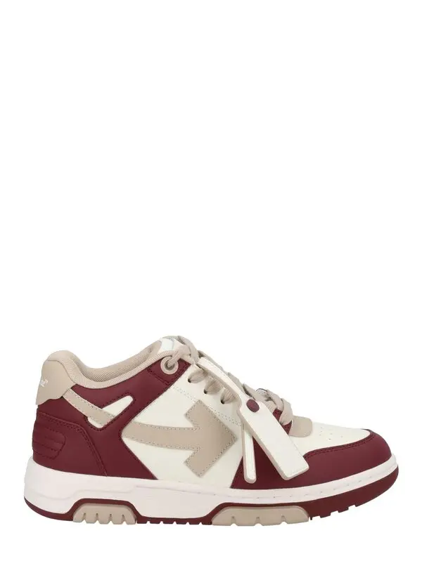 Off-White Sneaker "out Of Office - Bordeaux