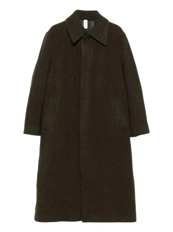 SUNFLOWER Single-breasted Long Coat - No