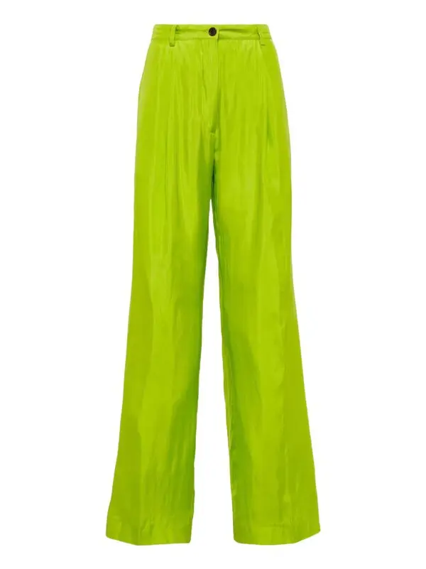 Dries Van Noten Wide-leg Casual Pants - Green