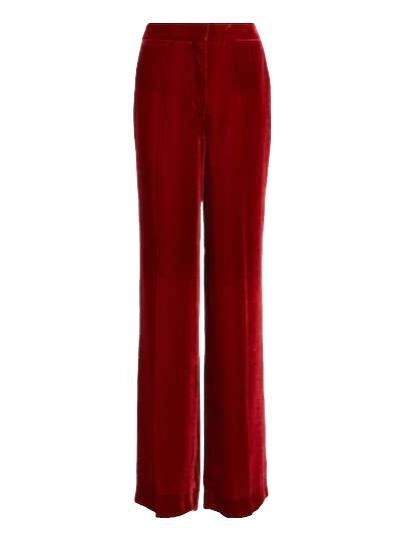 Stella McCartney Velvet Pants - Red