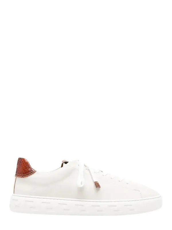 Versace Premium Leather Sneakers - White