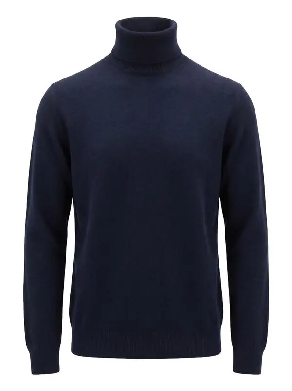 DRUMOHR Cashmere & Wool Crewneck Sweater - Navy