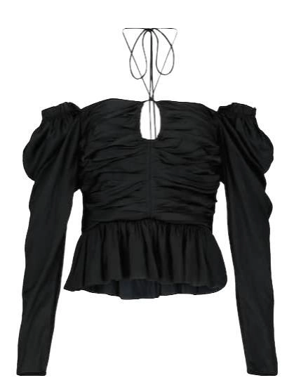 Ulla Johnson Pleated Blouse - Black