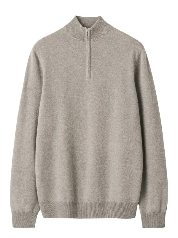Soft Goat 100% Cashmere Sweatshirt Sweater - Grey