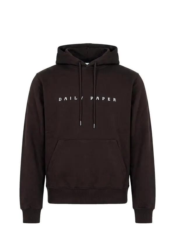 DAILY PAPER UOMO Logo Graphic Pullover Hoodie - Mole