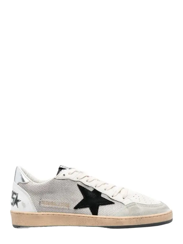 GOLDEN GOOSE Leather-trim Athletic Sneakers - Black