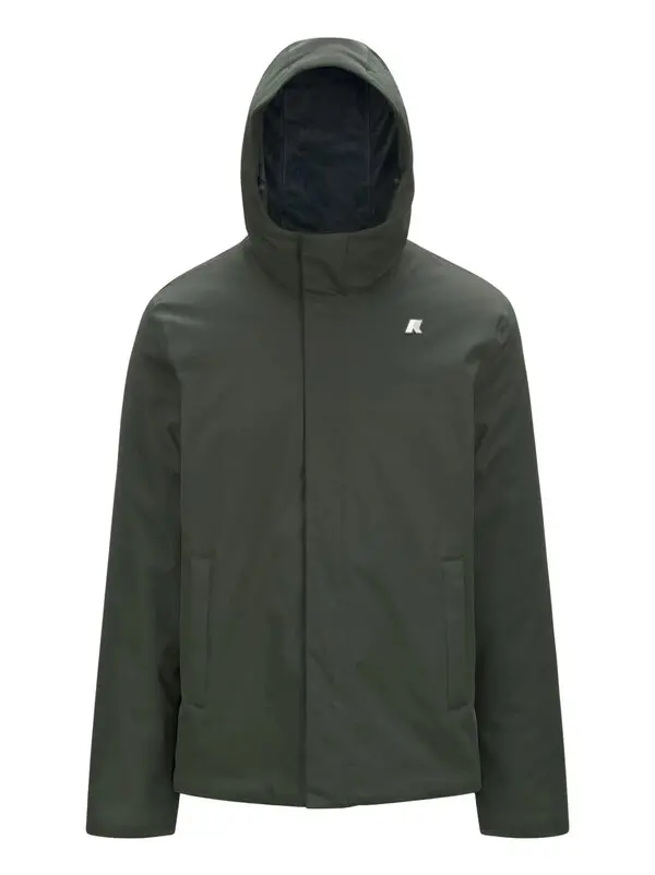 K-WAY Lightweight 100% Polyester Coat - Green