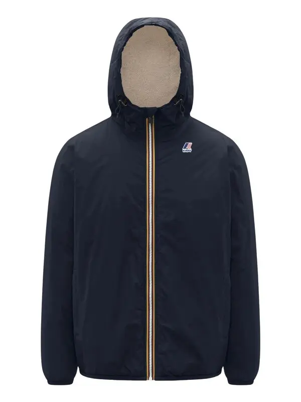 K-WAY Lightweight 100% Nylon Coat - Navy