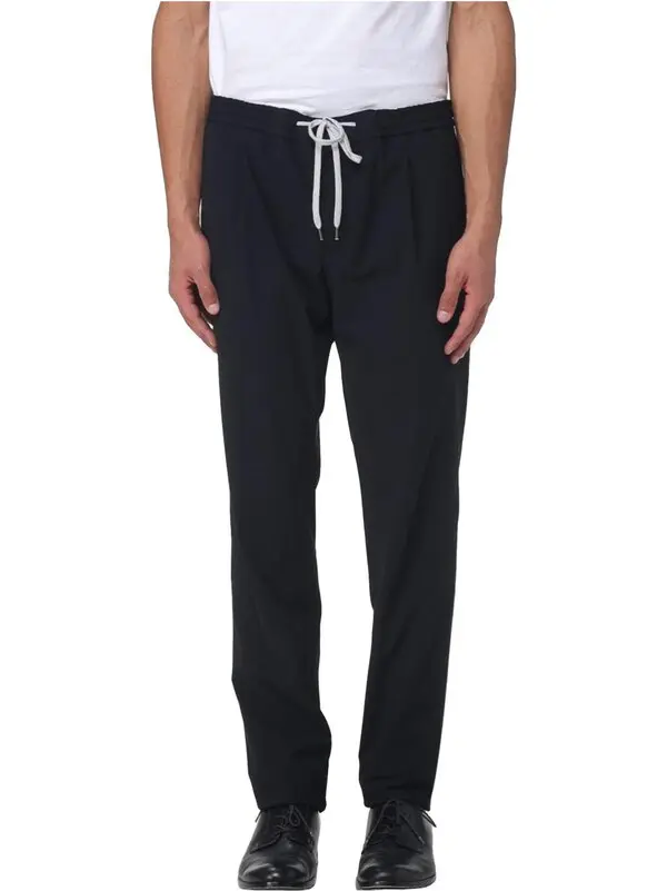 PT TORINO Soft Drawstring Pants - Black