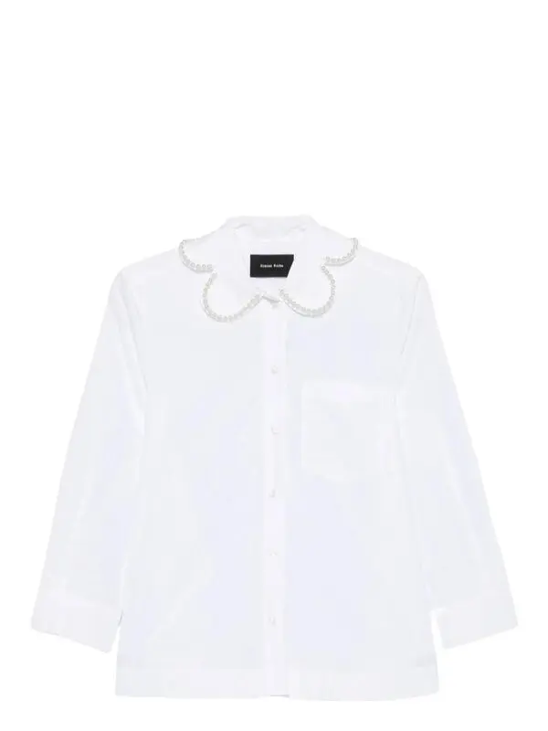 Simone Rocha Long-sleeved Shirt - White