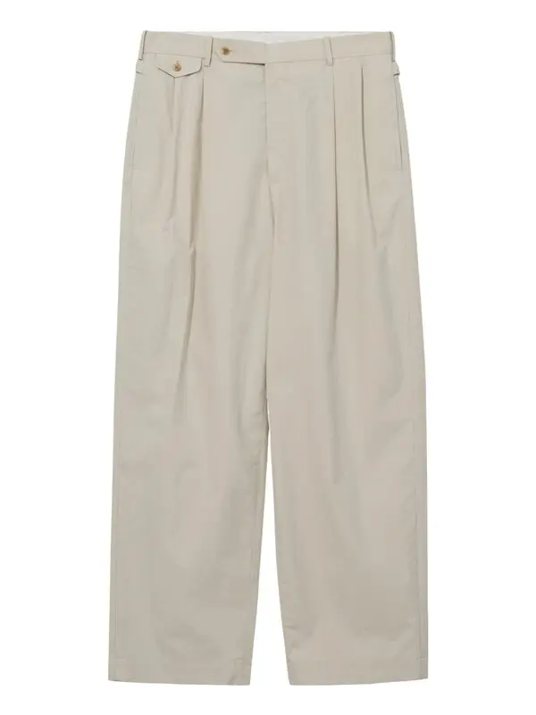 A.PRESSE Casual Pants With Belt Loops - Beige