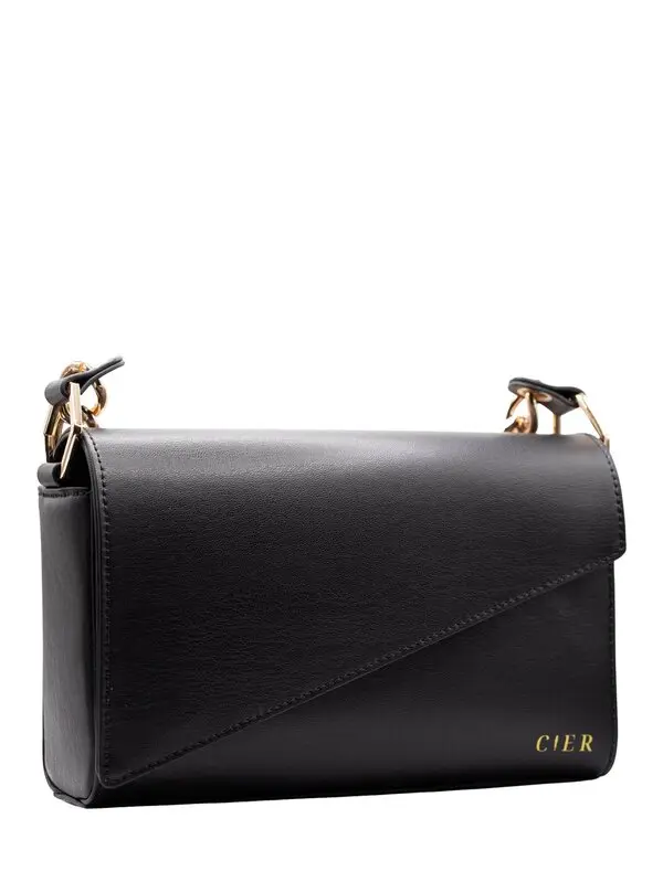 CIER Flex Vegan Apple Leather Purse - Black