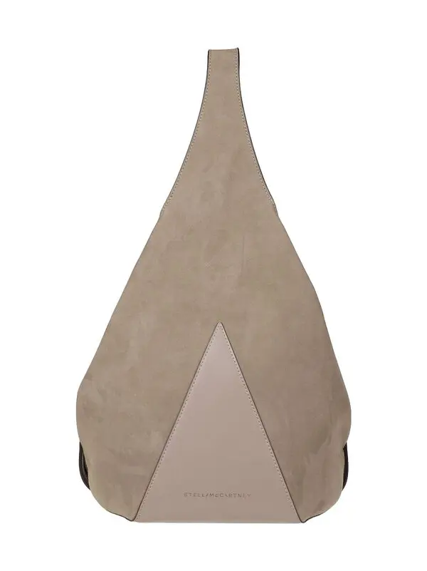 Stella McCartney Appaloosa Eco Alter Mat Shoulder Bag With Printed Logo - Moss Green