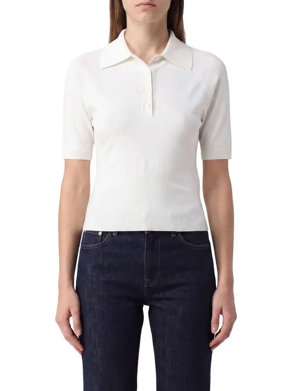Givenchy Slim Fit Short-sleeved Cotton And Silk Blend Polo - White