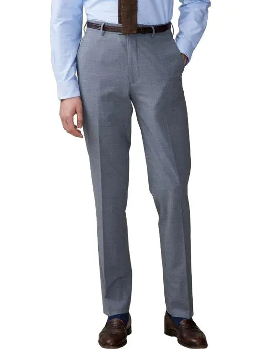 THE BLACK TUX Essential Classic Fit Suit Pants - Slate Grey