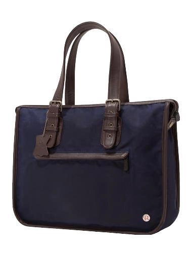 TOKEN Waxed Canvas Work Tote - Navy