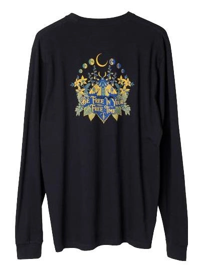 KAVU Free Time Long-sleeve T-shirt - Black