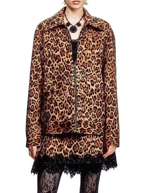 Anna Sui Leopard Denim - Honey Multi