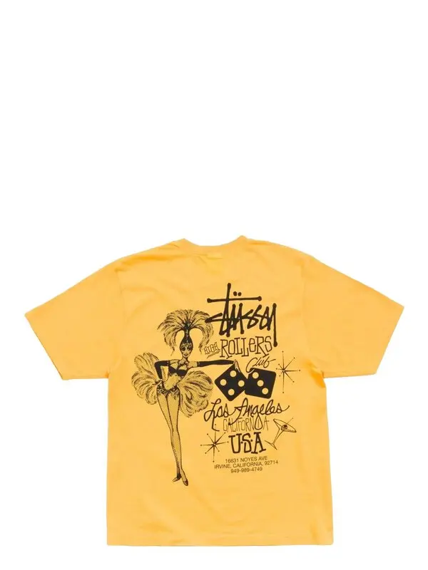 StÜssy High Rollers T-shirt - Marigold