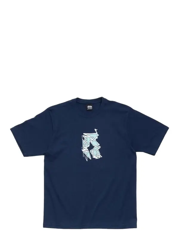 StÜssy Smooth Sk8 T-shirt - Navy