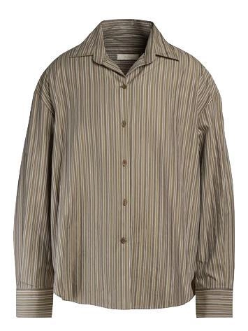 Faithfull The Brand Shirt Military Size Cotton - Green