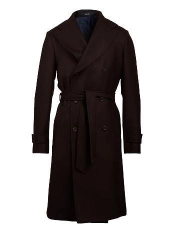 DRUMOHR Coat Size Virgin Wool - Brown