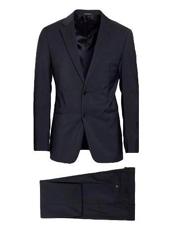 Emporio Armani Suit Size Virgin Wool - Blue