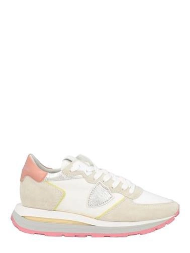 Philippe Model Sneakers Size Leather, Textile Fibers - White
