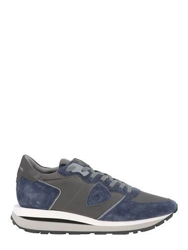 Philippe Model Sneakers Size Leather, Textile Fibers - Midnight Blue