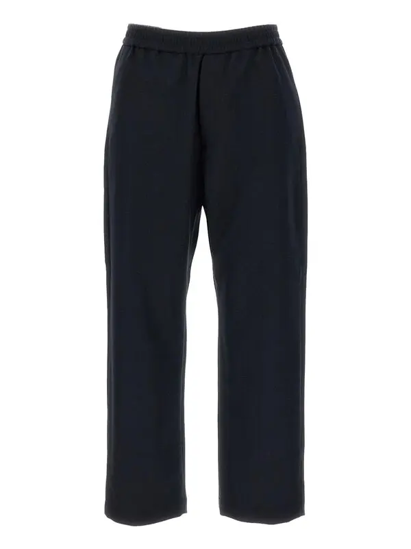 Barena Venezia Pantaloni Slim Alfonso In Flanella Di Lana Stretch - Blue