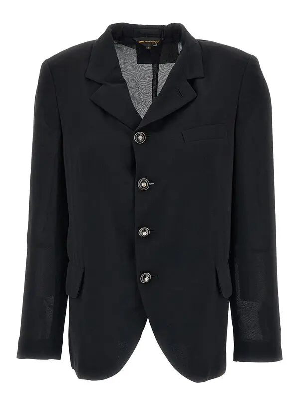 Comme Des Garçons Blazer Monopetto - Black