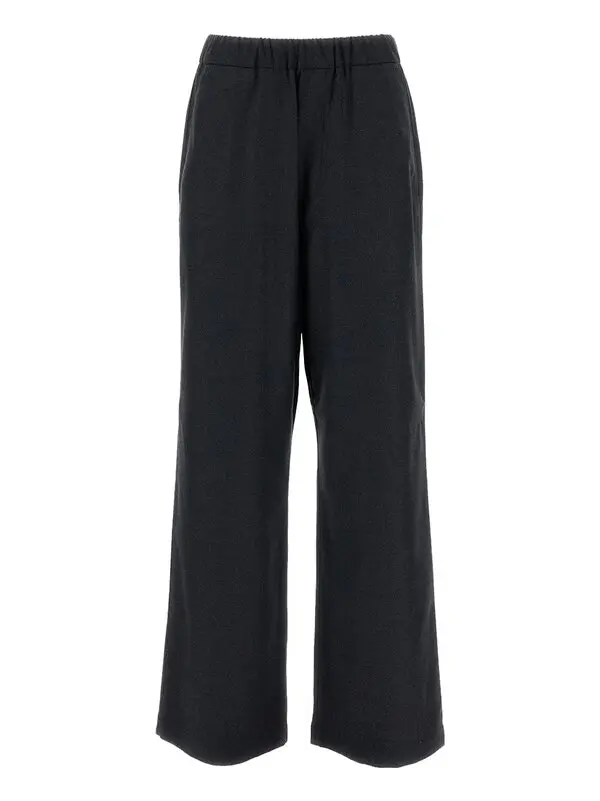 Barena Venezia Pantalone Mariano In Flanella Di Lana - Grigio