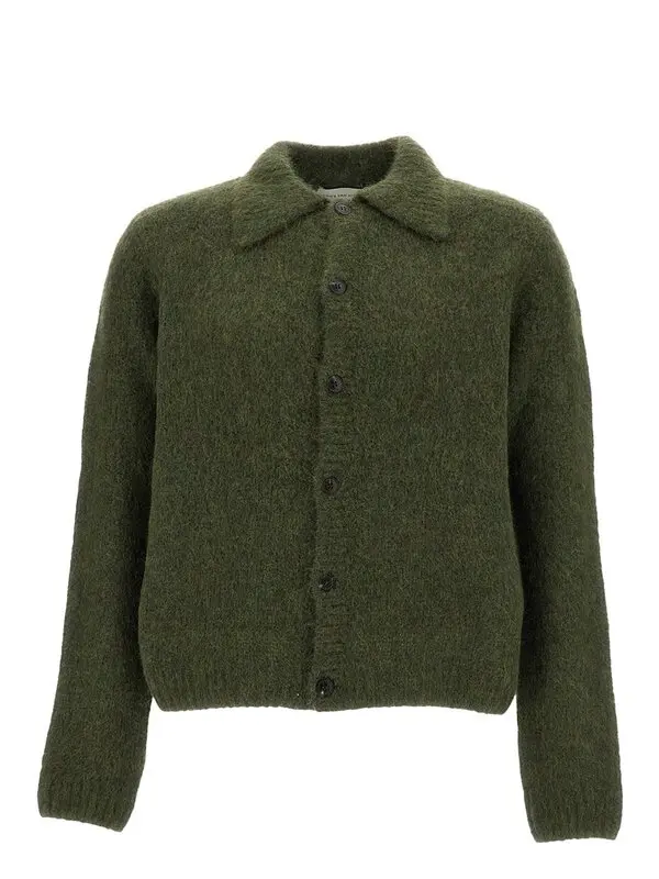 Dries Van Noten Cardigan Mora - Verde