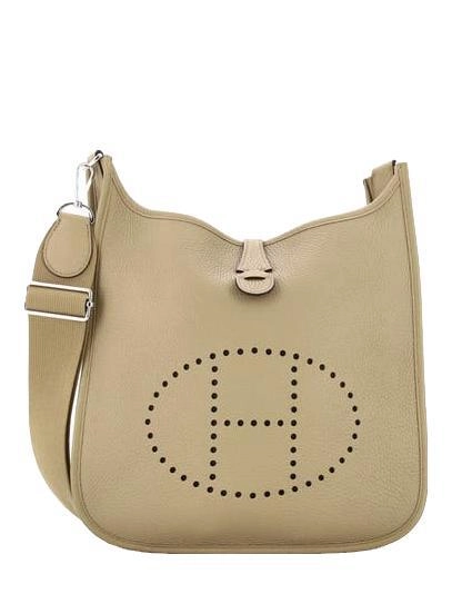 Hermès Evelyne Bag Gen Iii Clemence Pm - Beige