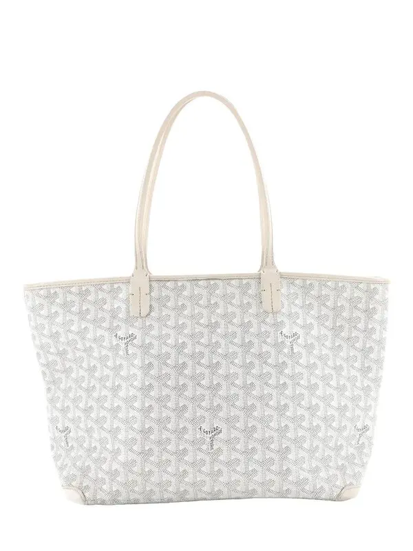 Goyard Artois Tote Coated Canvas Pm - White