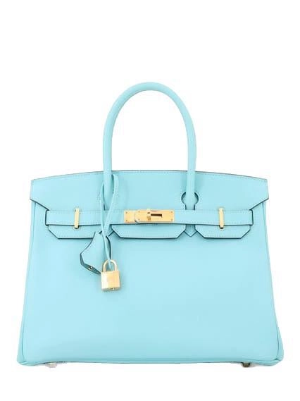 Hermès Birkin Handbag Epsom With Gold Hardware 30 - Blue
