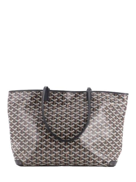Goyard Artois Tote Coated Canvas Mm - Black