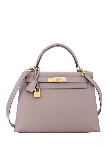 Hermès Kelly Handbag Epsom With Gold Hardware 28 - Grey