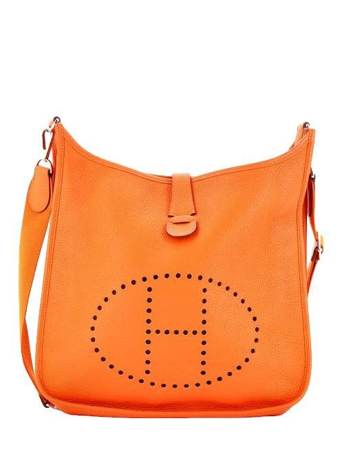 Hermès Evelyne Bag Gen Iii Clemence Gm - Orange