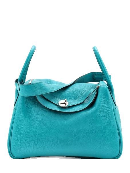 Hermès Lindy Bag Clemence 30 - Blue
