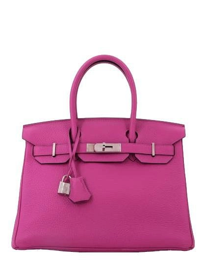 Hermès Birkin Handbag Togo With Palladium Hardware 30 - Pink