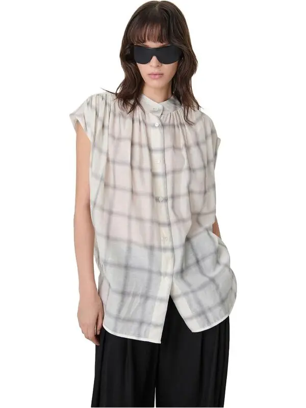 IRO PARIS The Louka Shirt - Ecru Grey