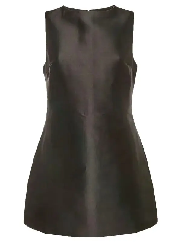 Oddmuse Sleeveless A-line Mini Dress - Black