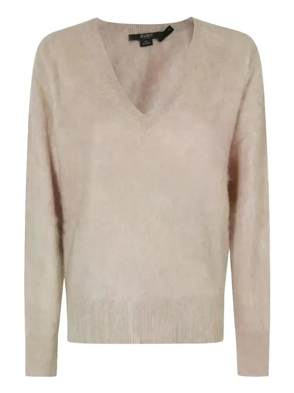 Seventy V-neck Cashmere Sweater - Neutrals