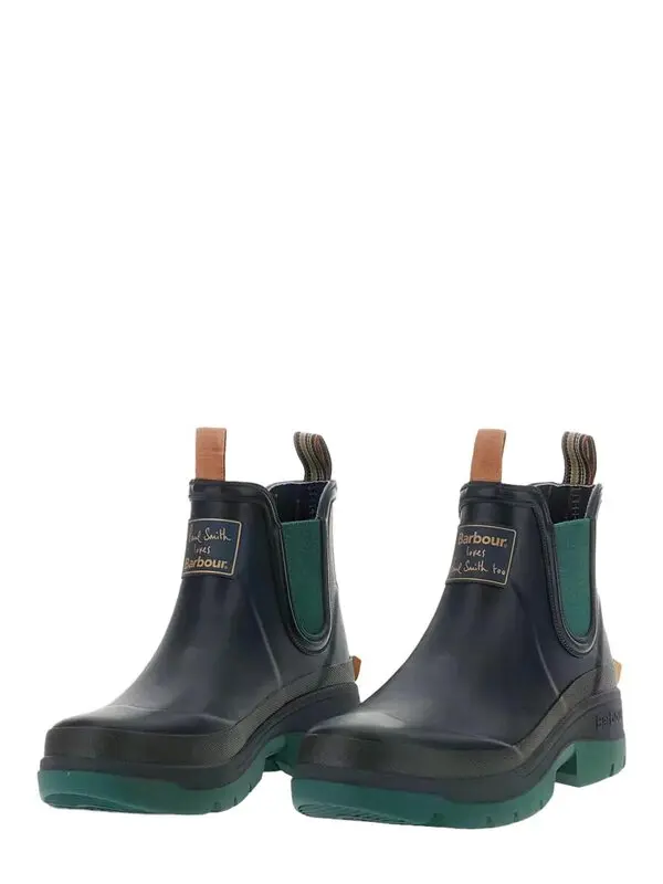 Barbour Paul Smith Loves Chelsea Wellingtons Boots - Black